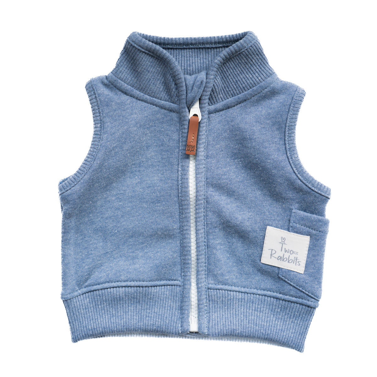 Chaleco Afranelado Artic Blue